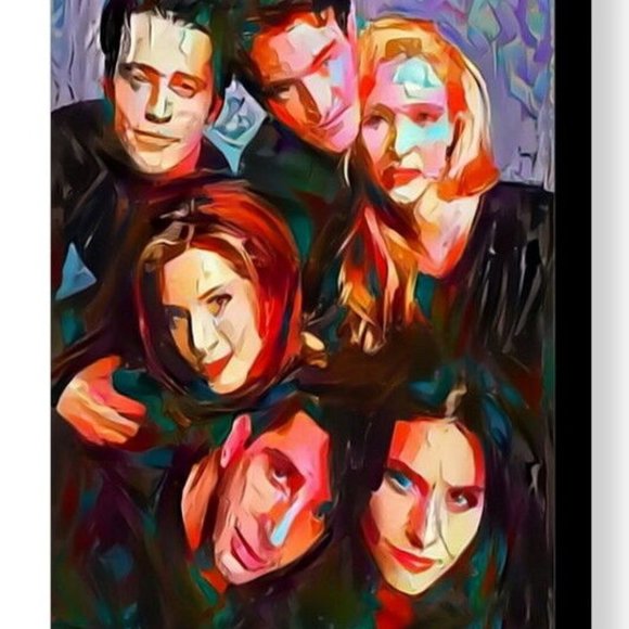 Art | Framed Friends Tv Show Abstract 9x11 Art Print Limited Edition ...